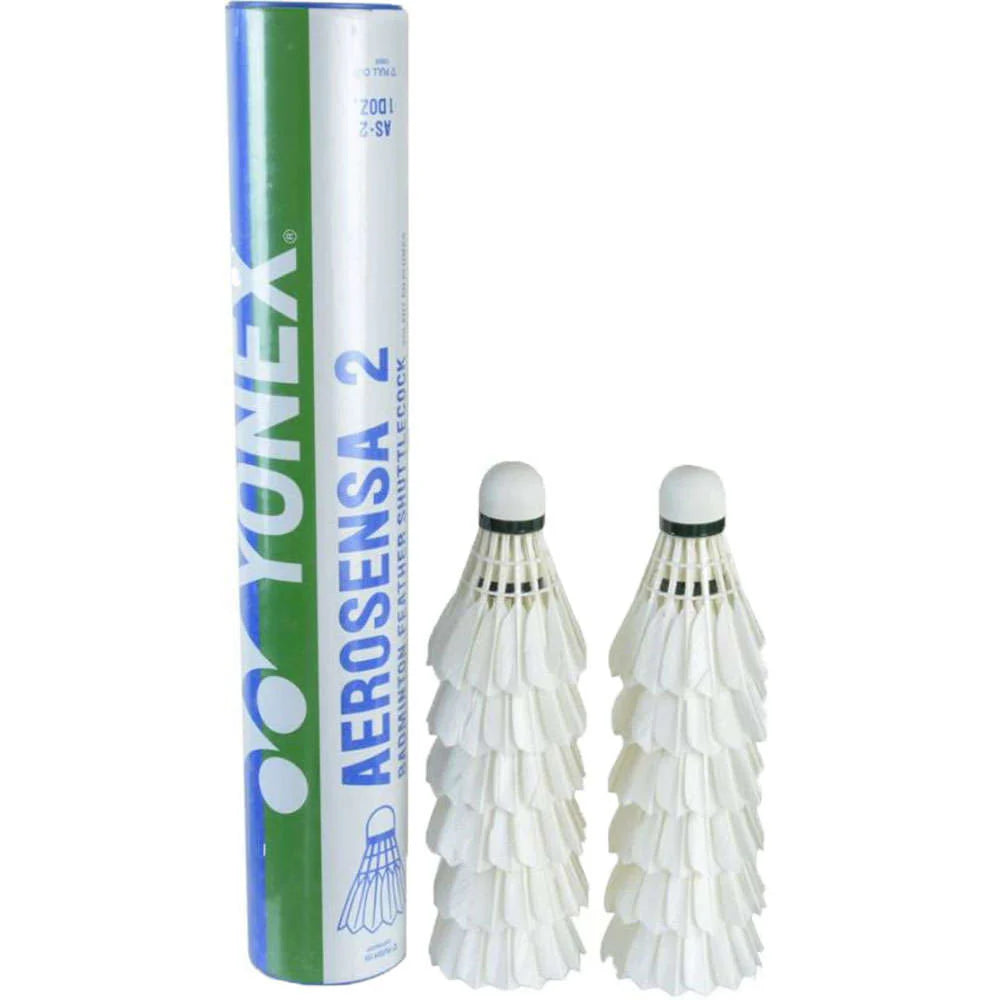 YONEX Aerosensa AS2 Feather Badminton Shuttlecock (Pack of 12) – 360SPORTS